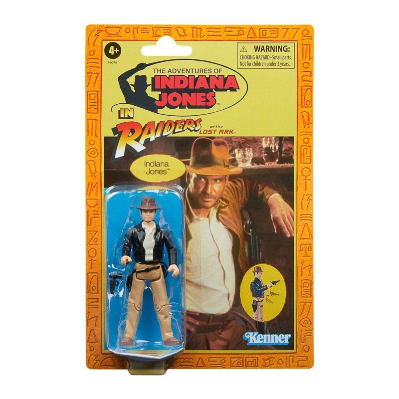 Indiana Jones Retro en Busca dell Arca Perdida Figura 9,5 cm
